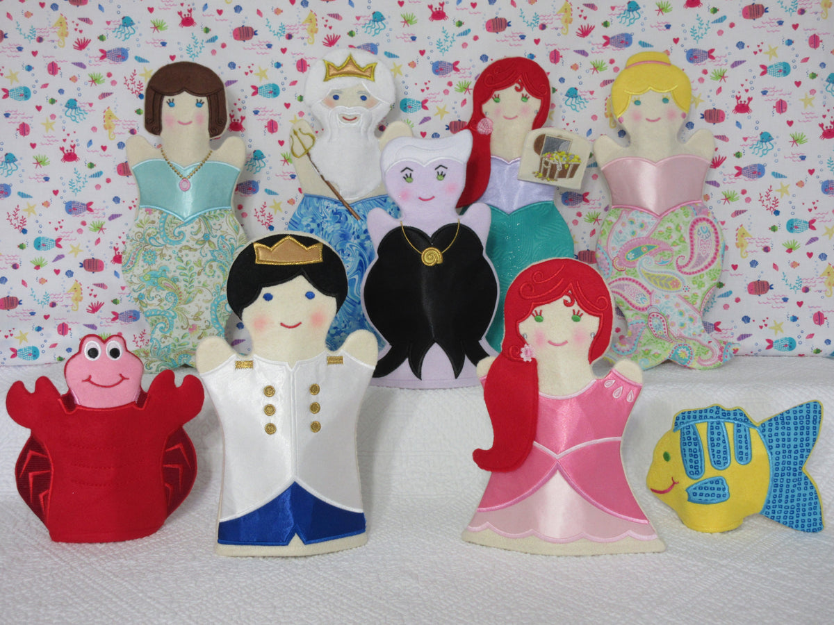 Little Mermaid Puppet Set – Mommy Made It For Me