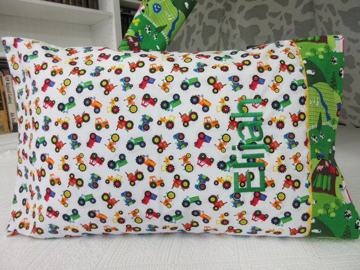 Tractor Pillowcase – Mommy Made It For Me